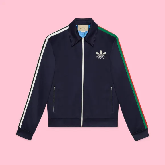 古驰/Gucci adidas x Gucci拉链外套692112-XJEKX-4904-小迈步海 古驰/Gucci adidas x Gucci拉链外套692112-XJEKX-4904-小迈步海