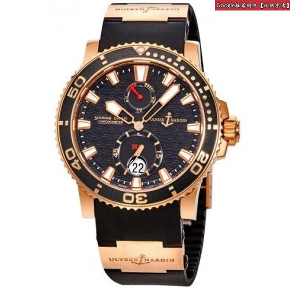 雅典/Ulysse Nardin 航海潜水 玫瑰金 自动机械 男表 266-33-3A-922-小迈步海淘品牌官网
