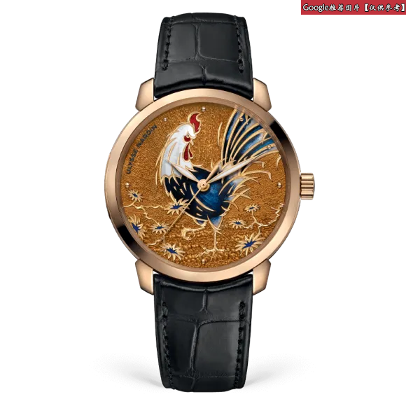 雅典/Ulysse Nardin 鎏金系列 18k玫瑰金 自动机械 男表 8152-111-2-RAT-小迈步海淘品牌官网