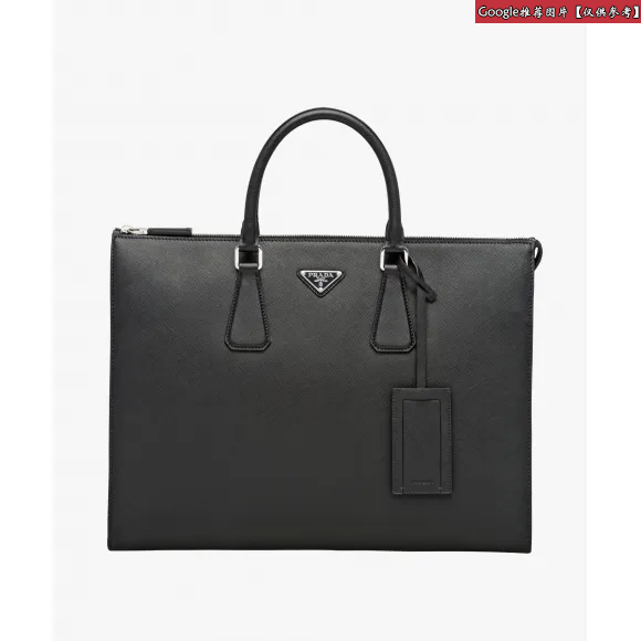 普拉达/Prada Saffiano 皮革公文包 2VG039-9Z2-F0002-小迈步海淘品牌官网