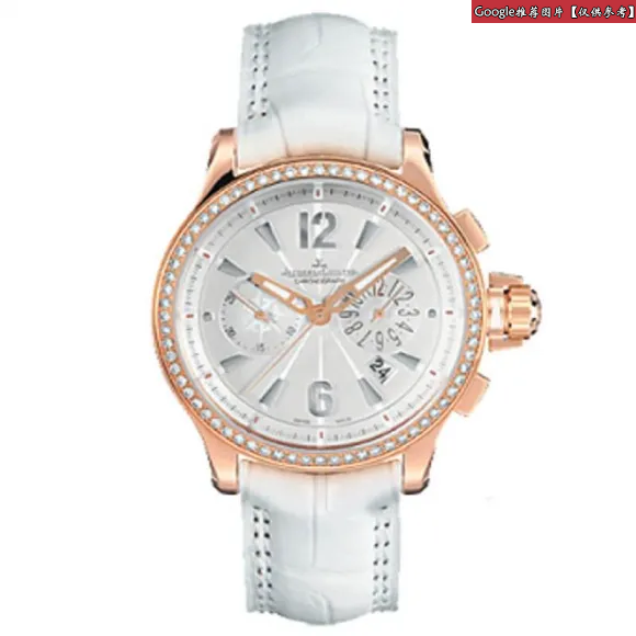 积家/Jaeger LeCoultre MASTER COMPRESSOR 压缩大师系列 18k玫瑰金镶钻 自动机械机芯 女表 -小迈步海淘品牌官网