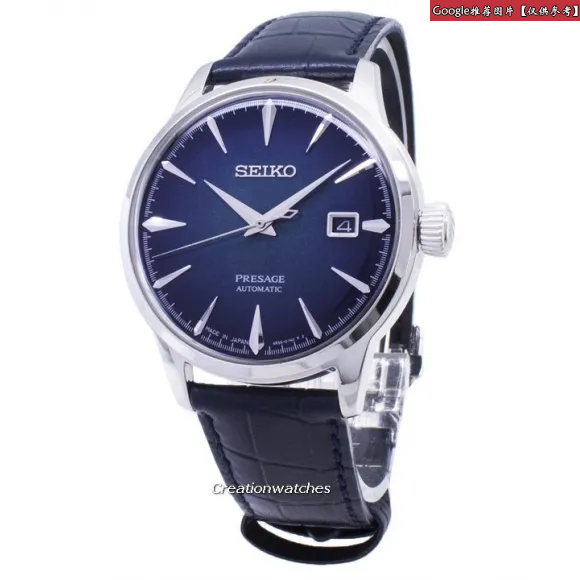 精工/Seiko Presage系列 不锈钢 自动机械机芯 男表 SRPC01J1-小迈步海淘品牌官网