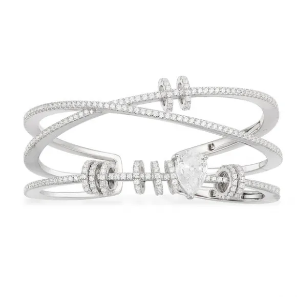 APM Festival系列 三层手镯配以梨形宝石 AB4826OX-M-小迈步海淘品牌官网