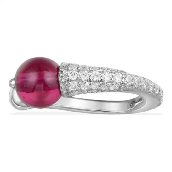 APM 纯银糖果耳骨扣配红晶钻 AE10303XKR-小迈步海淘品牌官网