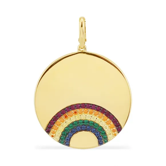 APM 彩虹大扣牌 （挂扣式）- 金黄色银 AV978MY-小迈步海淘品牌官网