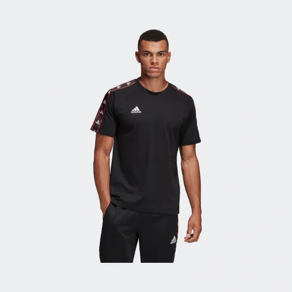 阿迪达斯/Adidas TAN TAPE TEE 创造者足球短袖T恤 DW8465-小迈步海淘品牌官网