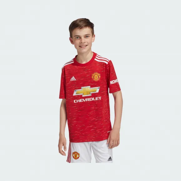 阿迪达斯/Adidas 运动表现 天然红 男童 MUFC H JSY Y 曼联主场运动球衣 FM4292-小迈步海淘品牌官网