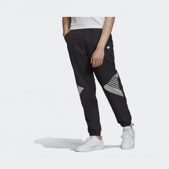 阿迪达斯/Adidas ORIGINALS 黑色/银色 男士 TLM 02 TRACKP 运动裤 GD5804-小迈步海淘品牌官网