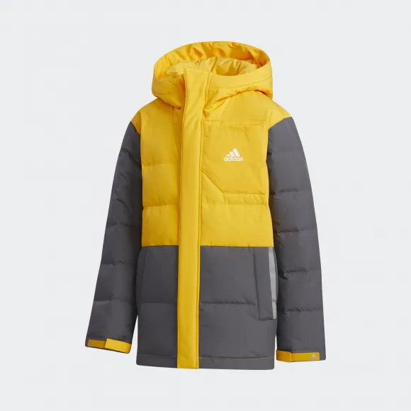 阿迪达斯/Adidas 运动表现 金 男童 YB J DOWN JKT 运动羽绒服 GP7230-小迈步海淘品牌官网