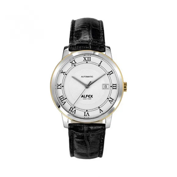 爱华时/Alfex 两音不锈钢ip金抛光 石英机芯 9012-2148-小迈步海淘品牌官网