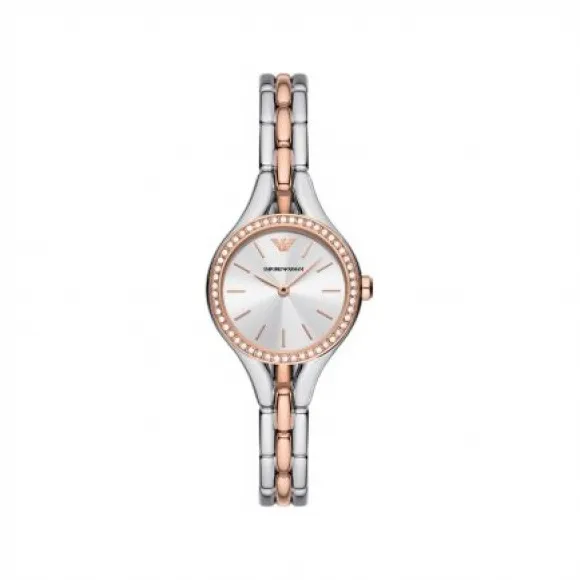 Emporio Armani 28MM 不锈钢 石英机芯 女士 腕表 AR11551-小迈步海淘品牌官网