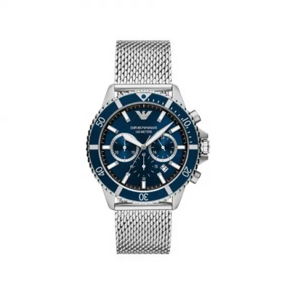 Emporio Armani 43.5MM 不锈钢 石英机芯 男士 腕表 AR11587-小迈步海淘品牌官网