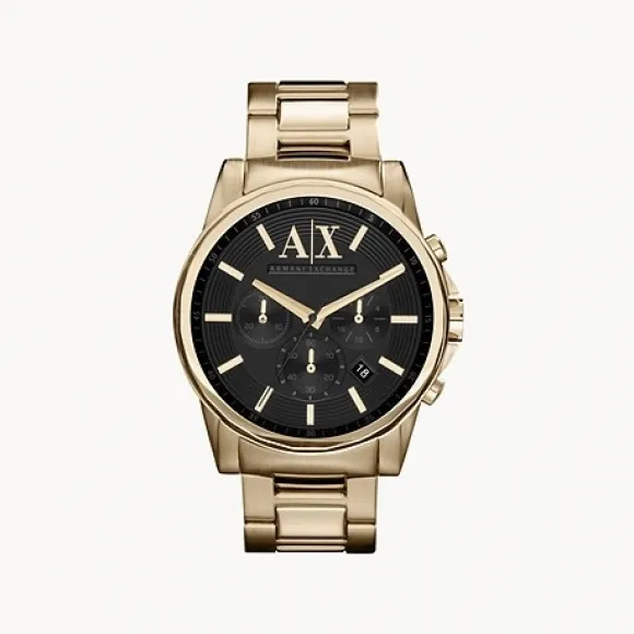 Armani Exchange 男士 手表 45MM 不锈钢 石英机芯 AX2095-小迈步海淘品牌官网