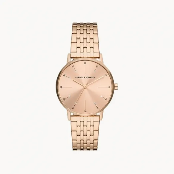 Armani Exchange 女士 手表 36MM 不锈钢 石英机芯 AX5581-小迈步海淘品牌官网
