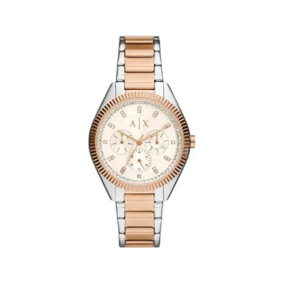 Armani Exchange 38MM 不锈钢 石英机芯 女士 腕表 AX5662-小迈步海淘品牌官网