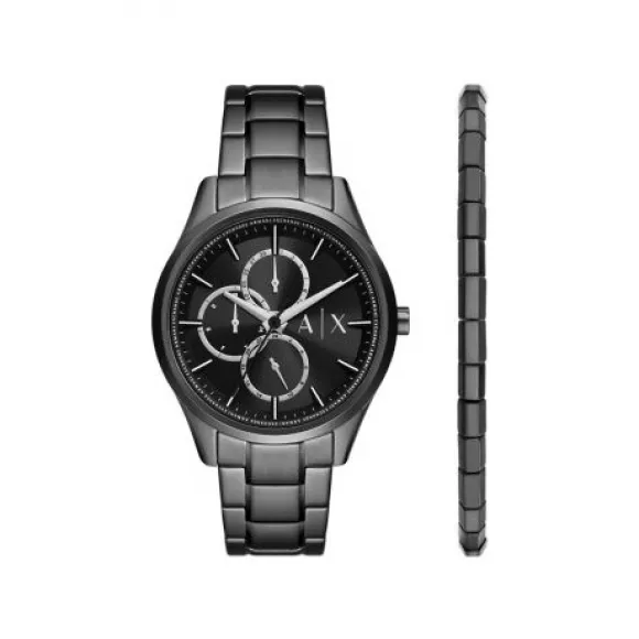 Armani Exchange 42MM 不锈钢 石英机芯 男士 腕表 AX7154SET-小迈步海淘品牌官网