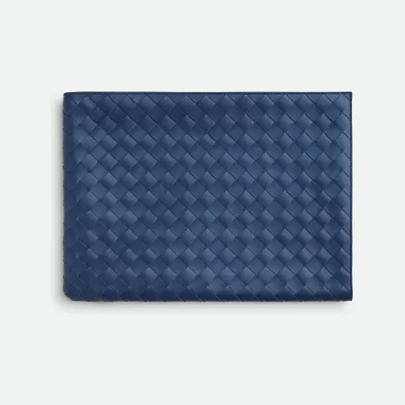 葆蝶家/Bottega Veneta 半拉链手拿包 607479VCPQ34102-小迈步海淘品牌官网