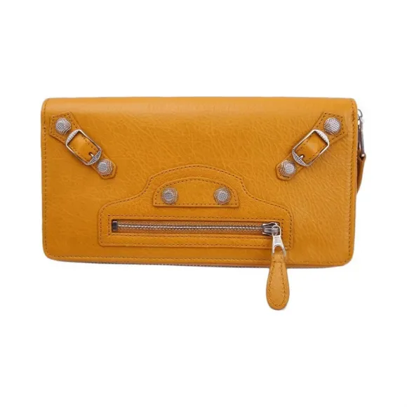 巴黎世家/Balenciaga 黄色 羊皮 钱包 253053-D940G-7730-小迈步海淘品牌官网