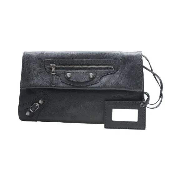 巴黎世家/Balenciaga 灰色 羊皮 手提包 282011-D94IN-3255-小迈步海淘品牌官网