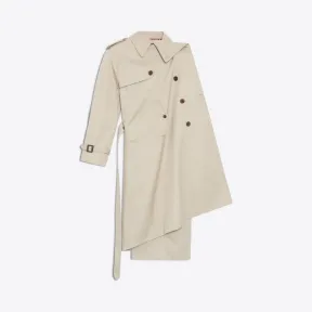 巴黎世家/Balenciaga Pulled风衣 - 米色 | 女士大衣 492075-TVE06-9501-小迈步海淘品牌官网