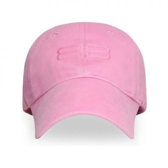 巴黎世家/Balenciaga Women's Bb Paris Icon Cap in Pink 704105410B20565-小迈步海淘品牌官网