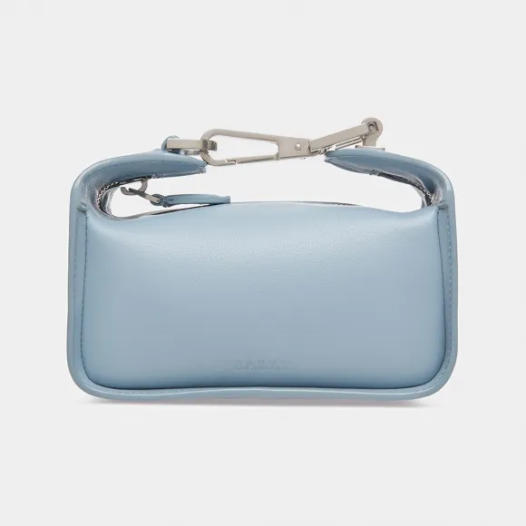 巴利/Bally 女士浅蓝色 B-Hook Xs 皮革迷你手袋 6303376-小迈步海淘品牌官网