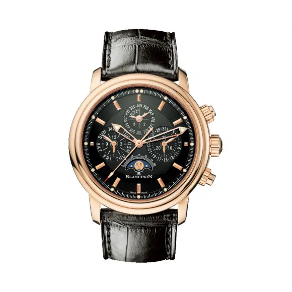 宝珀/Blancpain 领袖系列 18K红金 自动机械机芯 男表 2685F-3630-53B-小迈步海淘品牌官网