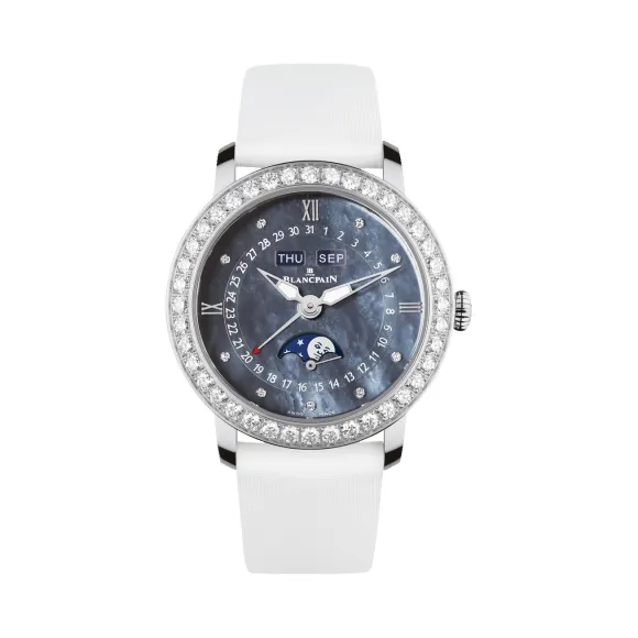 宝珀/Blancpain Women 女装腕表系列 精钢表壳 自动机械机芯 女表 3663-4654L-52B-小迈步海淘品牌官网