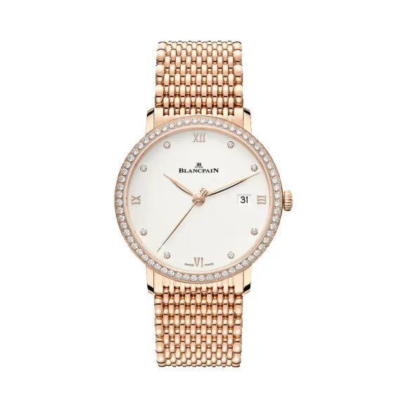 宝珀/Blancpain 经典系列系列 18k红金 38毫米 自动机械 女表 6224-2987-MMB-小迈步海淘品牌官网