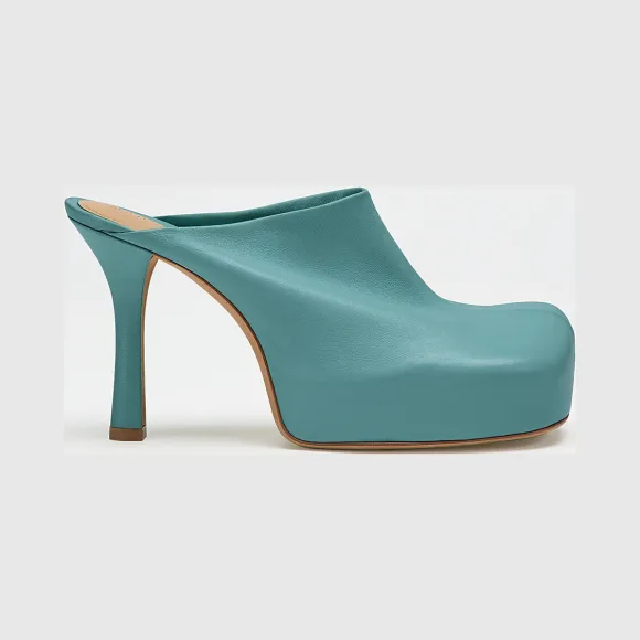 葆蝶家/Bottega Veneta 水绿色 BV Bold皮鞋 630148-VBP40-3607-小迈步海淘品牌官网