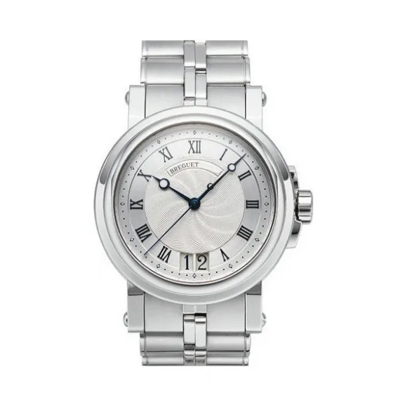 宝玑/Breguet 航海 Marine 系列 不锈钢 手动机械机芯 男表 5817ST-12-SVO-小迈步海淘品牌官网