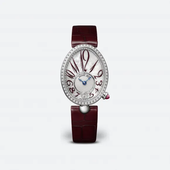 宝玑/Breguet 那不勒斯皇后 Reine De Naples 系列 18k白金 手动机械机芯 女表 8918BB-5P-964-D00D ...