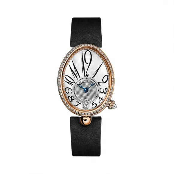 宝玑/Breguet 那不勒斯皇后 Reine De Naples 系列 18k玫瑰金镶钻 自动机械机芯 女表 8918BR-58-864 ...
