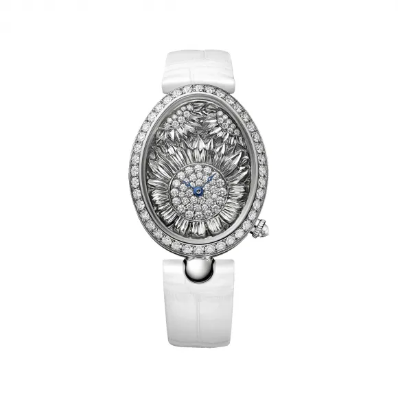 宝玑/Breguet 那不勒斯皇后 Reine De Naples 系列 18k白金镶钻 自动机械机芯 女表 8958BB-65-974 ...