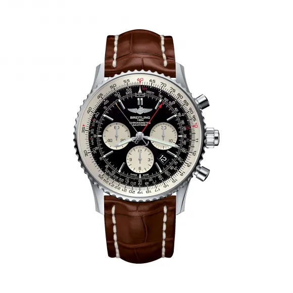 百年灵/Breitling 航空计时 Navitimer 系列 精钢，双向旋转，环形飞行滑尺 自动机械机芯 男表 AB031021_BF77 ...