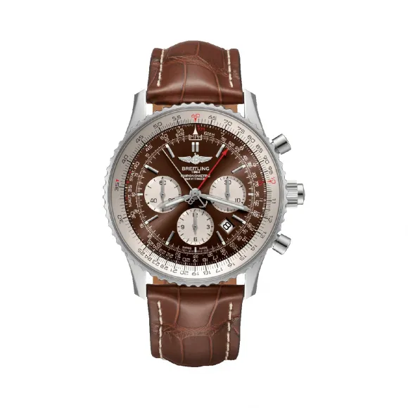 百年灵/Breitling 航空计时 Navitimer 系列 精钢、18K红金 自动机械机芯 男表 AB031021_Q615_757P ...