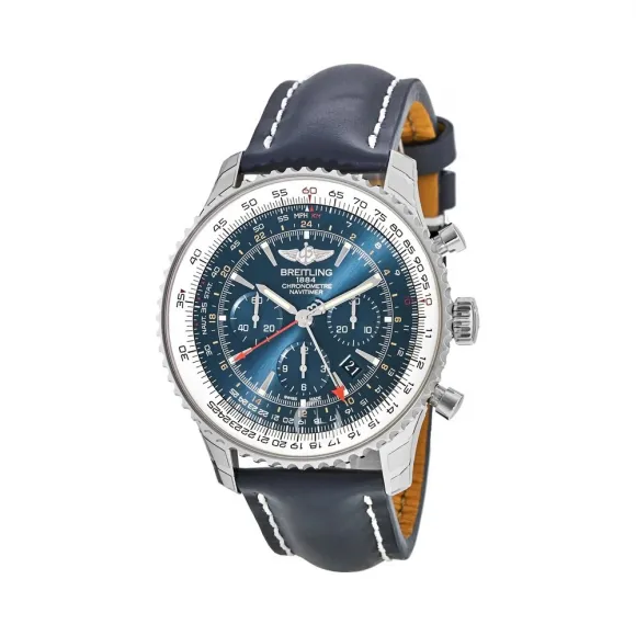 百年灵/Breitling 航空计时 Navitimer 系列 精钢 自动机械机芯 男表 AB04411A_C937_101X-小迈步海淘品牌官网