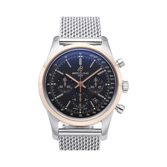 百年灵/Breitling 越洋 Transocean 系列 精钢 自动机械机芯 男表 UB015212_BC74_154A-小迈步海淘品牌官网