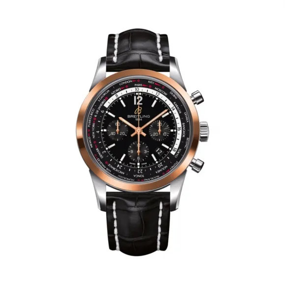 百年灵/Breitling 越洋 Transocean 系列 不锈钢，红金 自动机械机芯 UB0510U4_BC26_760P-小迈步海淘品牌官网