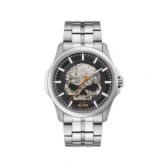 宝路华/Bulova 43 MM 不锈钢 自动机械机芯 手表 76A158-小迈步海淘品牌官网