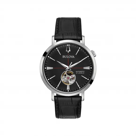 宝路华/Bulova Aerojet系列 41.00 MM 不锈钢 自动机械机芯 男表 96A201-小迈步海淘品牌官网