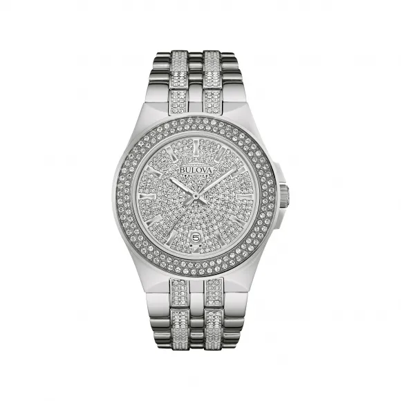 宝路华/Bulova 42 MM 不锈钢 石英机芯 手表 96B235-小迈步海淘品牌官网