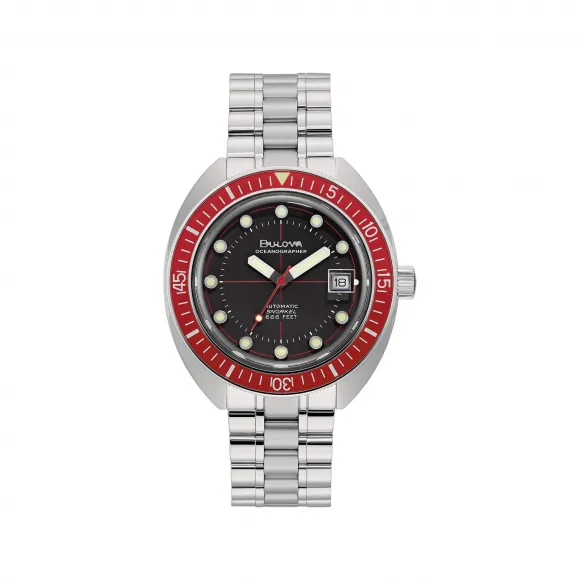 宝路华/Bulova Maquina系列 41.00 MM 不锈钢 自动机械机芯 男表 96B343-小迈步海淘品牌官网