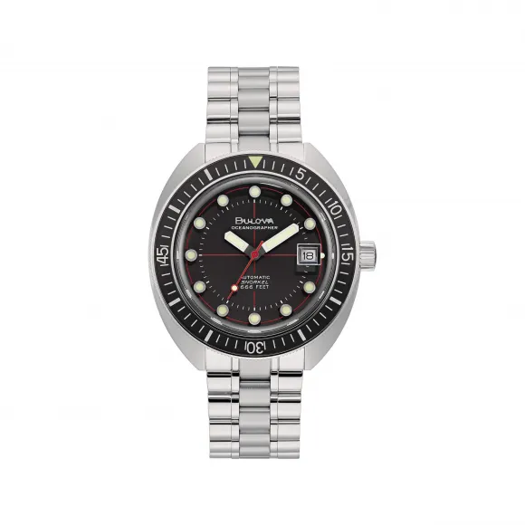 宝路华/Bulova Maquina系列 41.00 MM 不锈钢 自动机械机芯 男表 96B344-小迈步海淘品牌官网