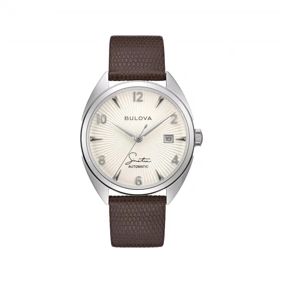 宝路华/Bulova Frank-Sinatra系列 41.00 MM 不锈钢 自动机械机芯 男表 96B347-小迈步海淘品牌官网