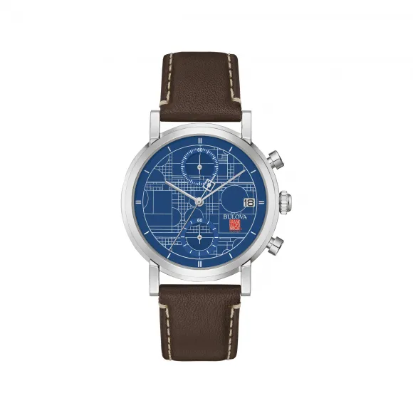 宝路华/Bulova 39 MM 不锈钢 石英机芯 手表 96B367-小迈步海淘品牌官网