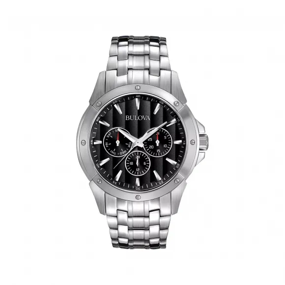 宝路华/Bulova 43 MM 不锈钢 石英机芯 手表 96C107-小迈步海淘品牌官网