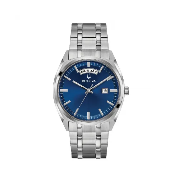 宝路华/Bulova Classic 系列 39 mm 不锈钢 石英机芯 男表 96C125-小迈步海淘品牌官网