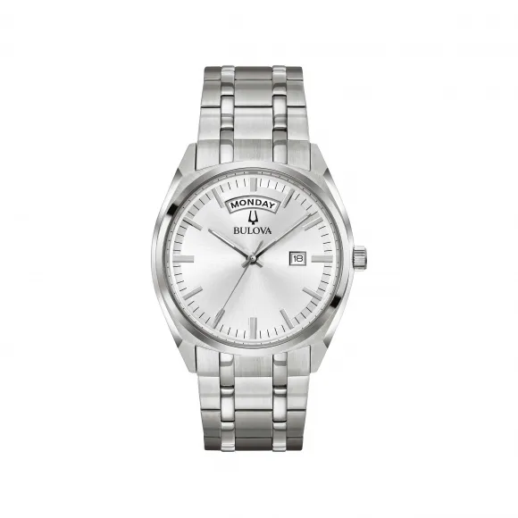 宝路华/Bulova Surveyor系列 39.00 MM 不锈钢 石英机芯 男表 96C127-小迈步海淘品牌官网