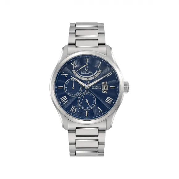 宝路华/Bulova Maquina系列 43.00 MM 不锈钢 自动机械机芯 男表 96C147-小迈步海淘品牌官网